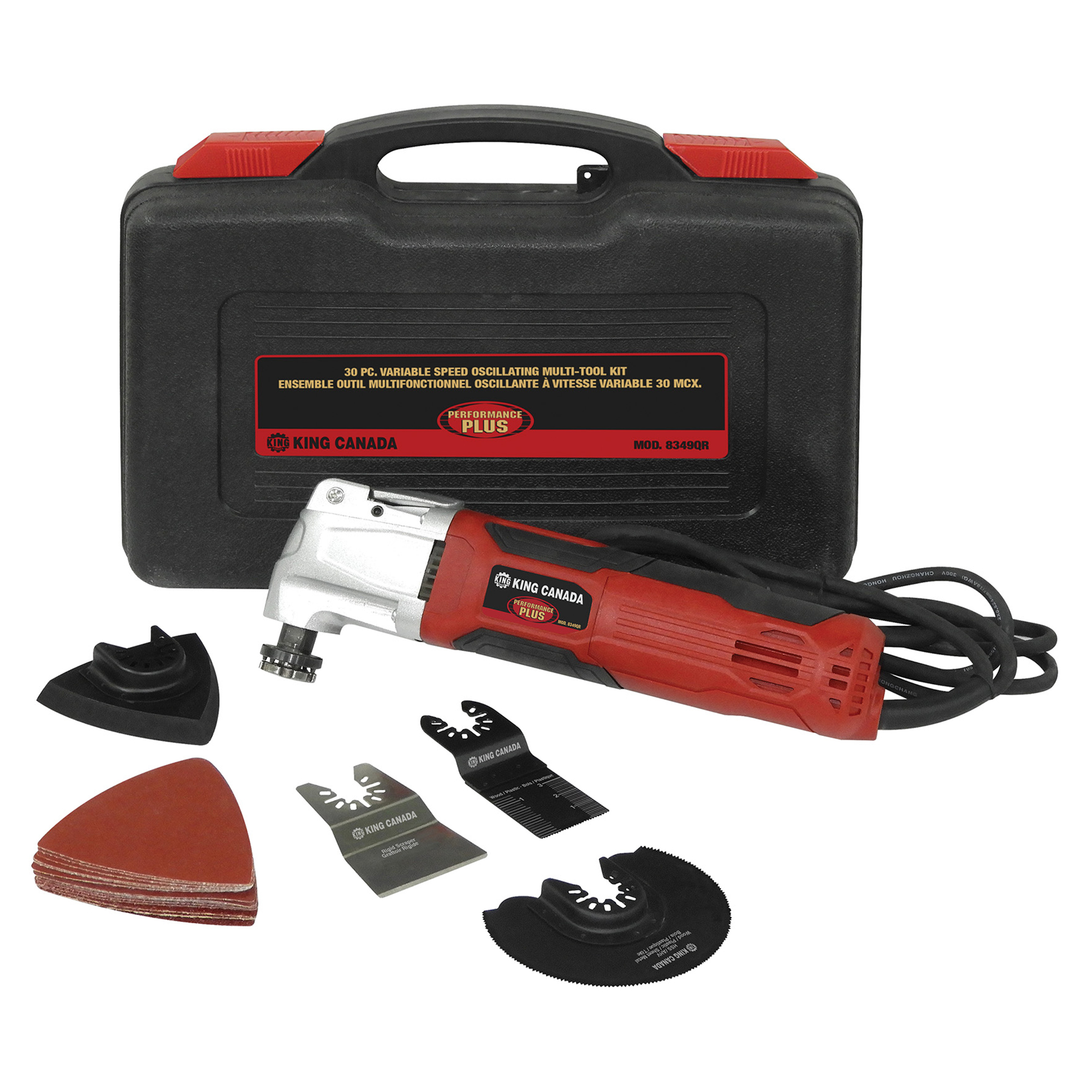 Ensemble d'outils oscillant multifonctionnel à vitesse variable | Matério