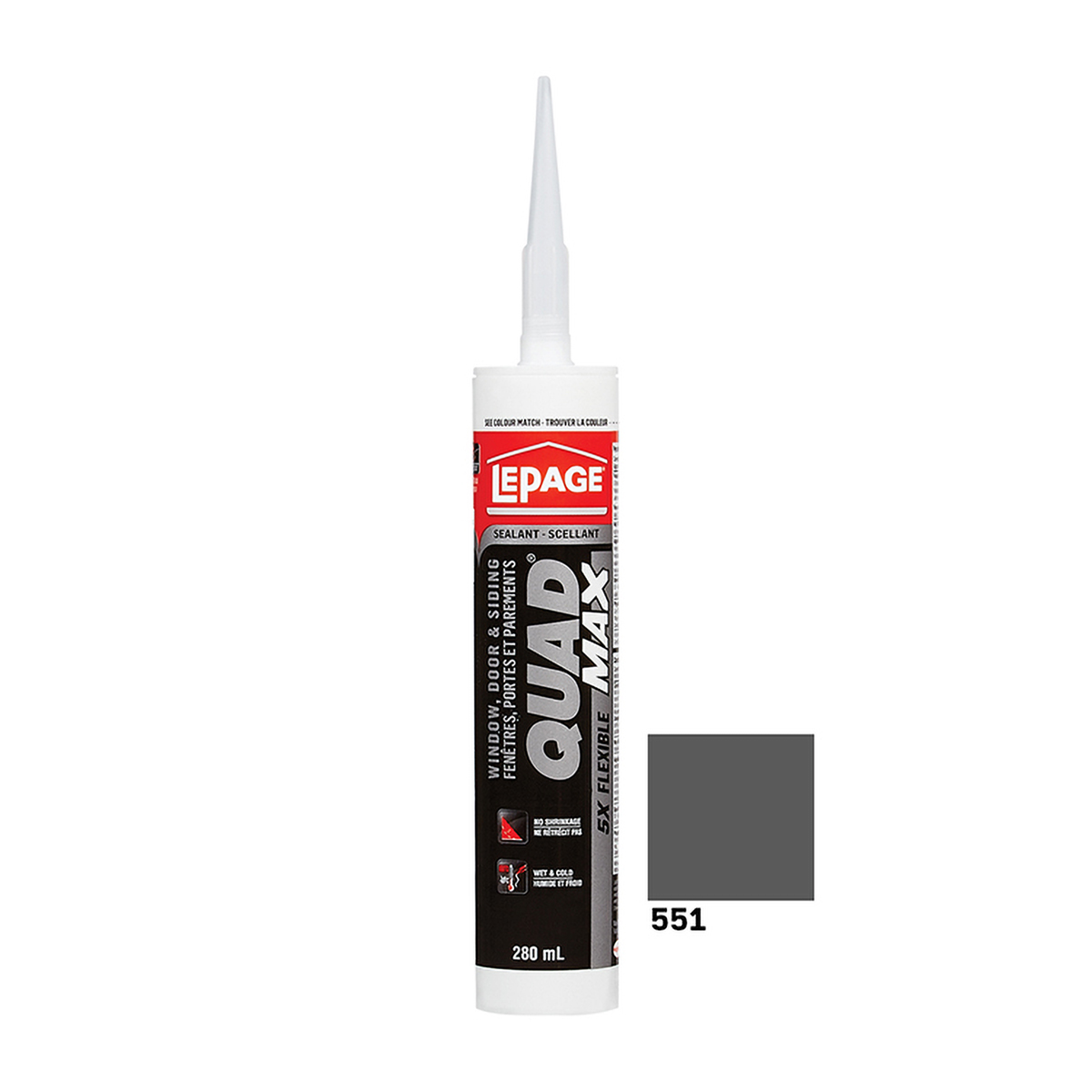 Calfeutrant Quad Max Gris Fer #551 | Matério