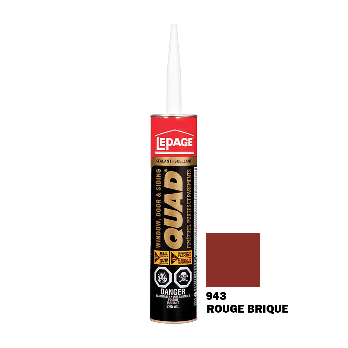 Calfeutrant Quad Rouge Brique #943 Lepage | Matério