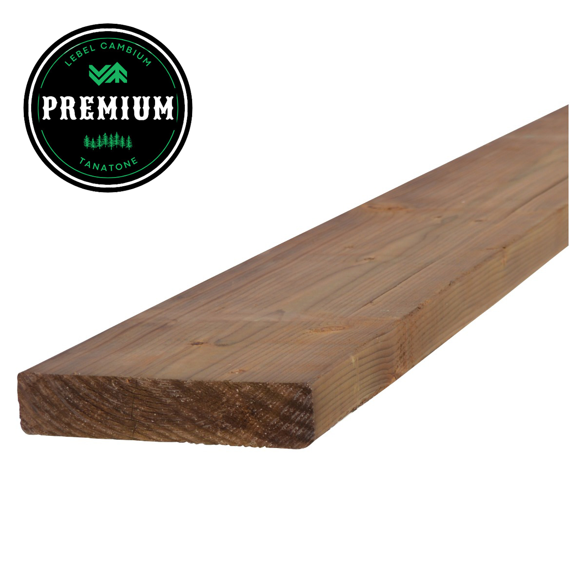 Bois traité Tanatone Premium 2 po x 8 po x 8 pi | Matério
