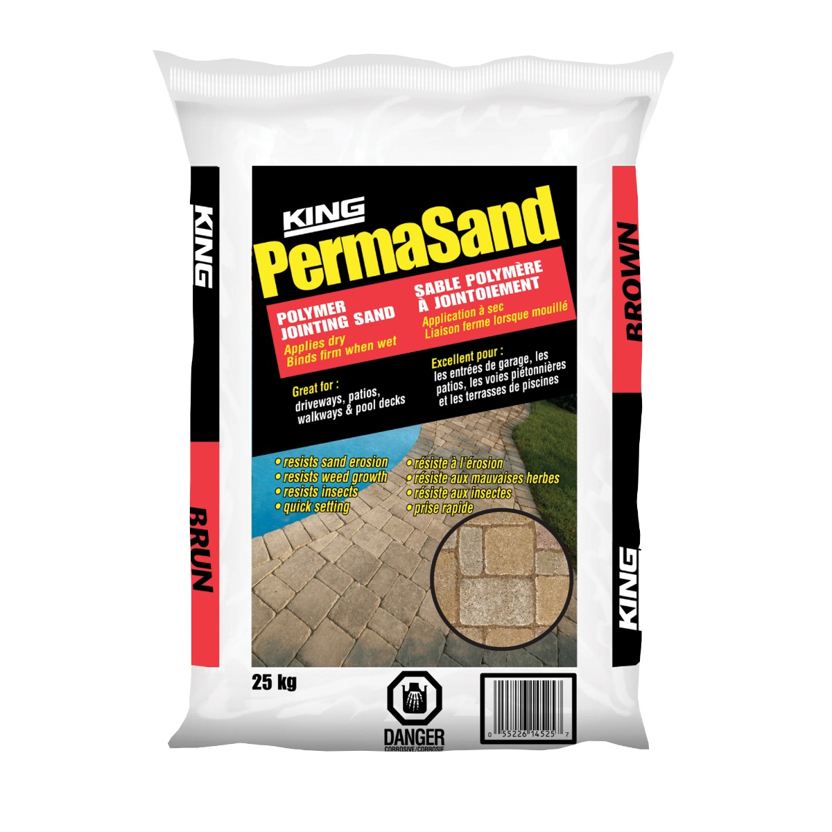 Sable de polymère modifié pour pavé-uni Gris | Matério