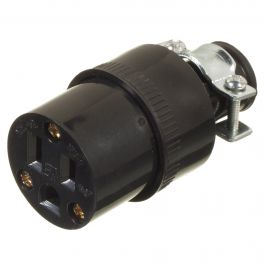 Connecteur femelle noir 3 fils | Matério