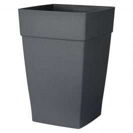 Pot allongé à jardin couleur ardoise DCN | Matério