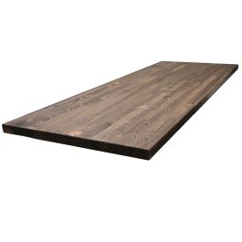 Comptoir de bois mélèze au fini noyer CDC Tech Chidaca | Matério