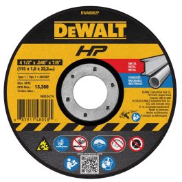 Disque 4 1/2 po pour couper le métal | Matério