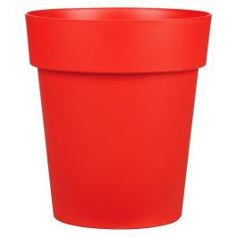 Pot à fleurs rouge avec réservoir d'eau Viva DCN | Matério