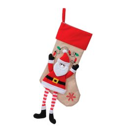 Bas de Noël avec personnage aux jambes pendantes Danson Decor | Matério