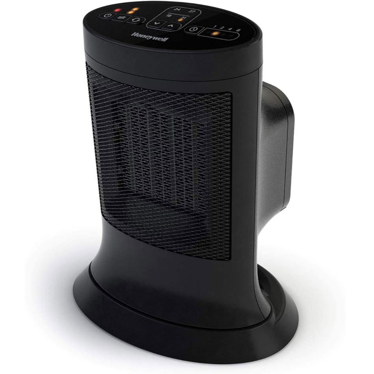 Radiateur mince noir compact à technologie de la céramique Safety Matters | Matério