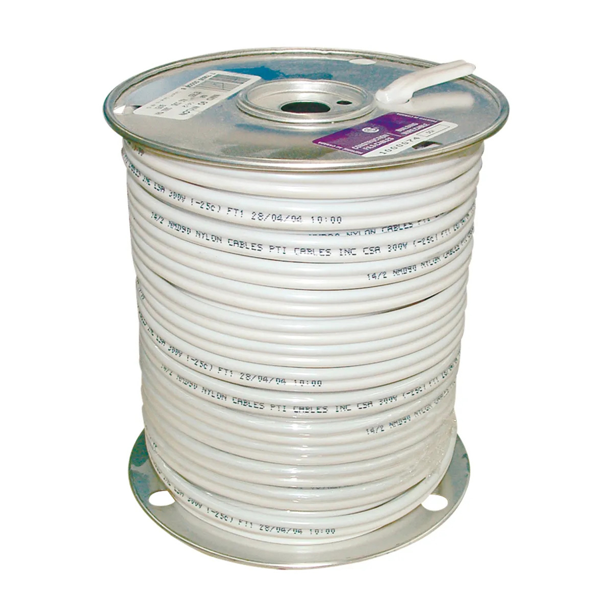 Fil électrique 2/14 NMD-90 blanc Câbles Pti | Matério