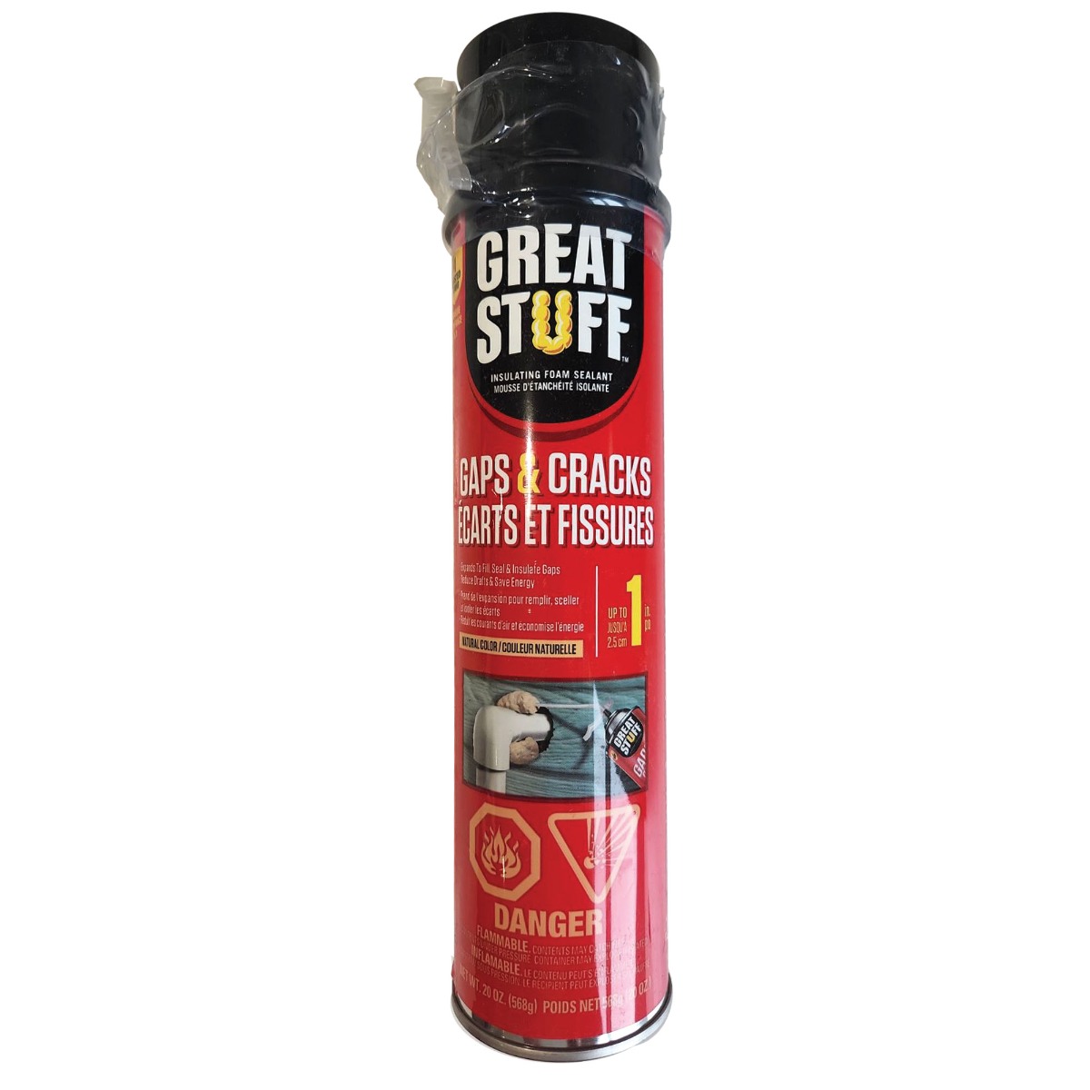 Mousse d'étanchéité isolante Écarts et Fissures Great Stuff | Matério