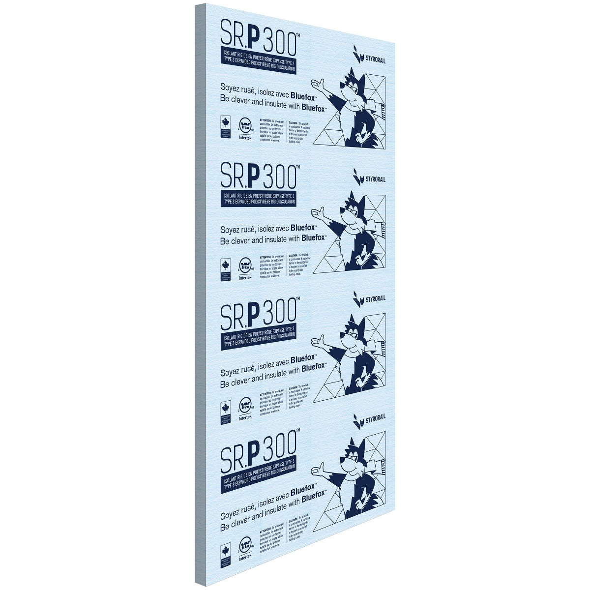 Panneau isolant type III R-10 SR.P300 G-Lock Styrorail | Matério