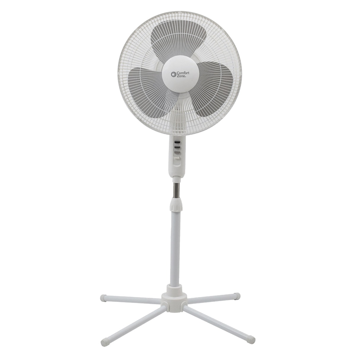 Ventilateur sur pied Blanc | Matério