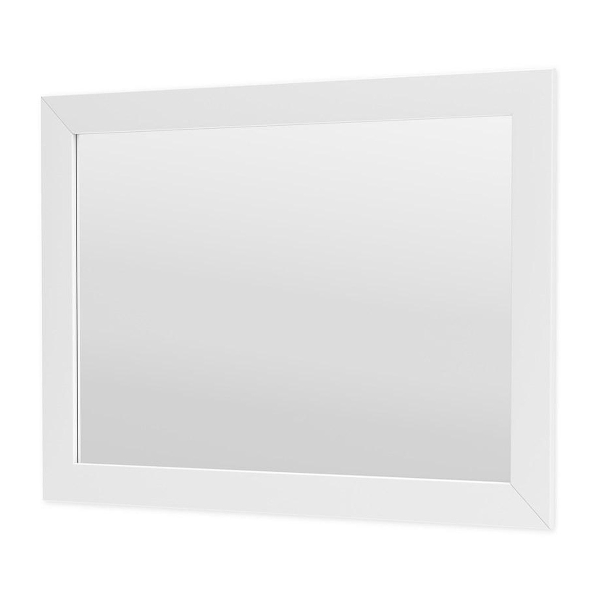 Miroir de salle de bain au contour blanc Conglom | Matério