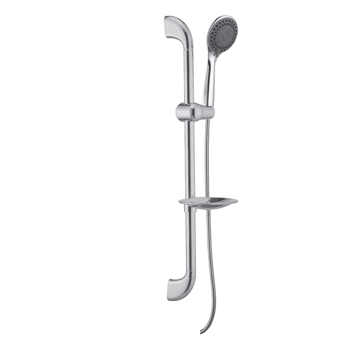 Ensemble de douche téléphone sur tige chromé à 6 réglages | Matério