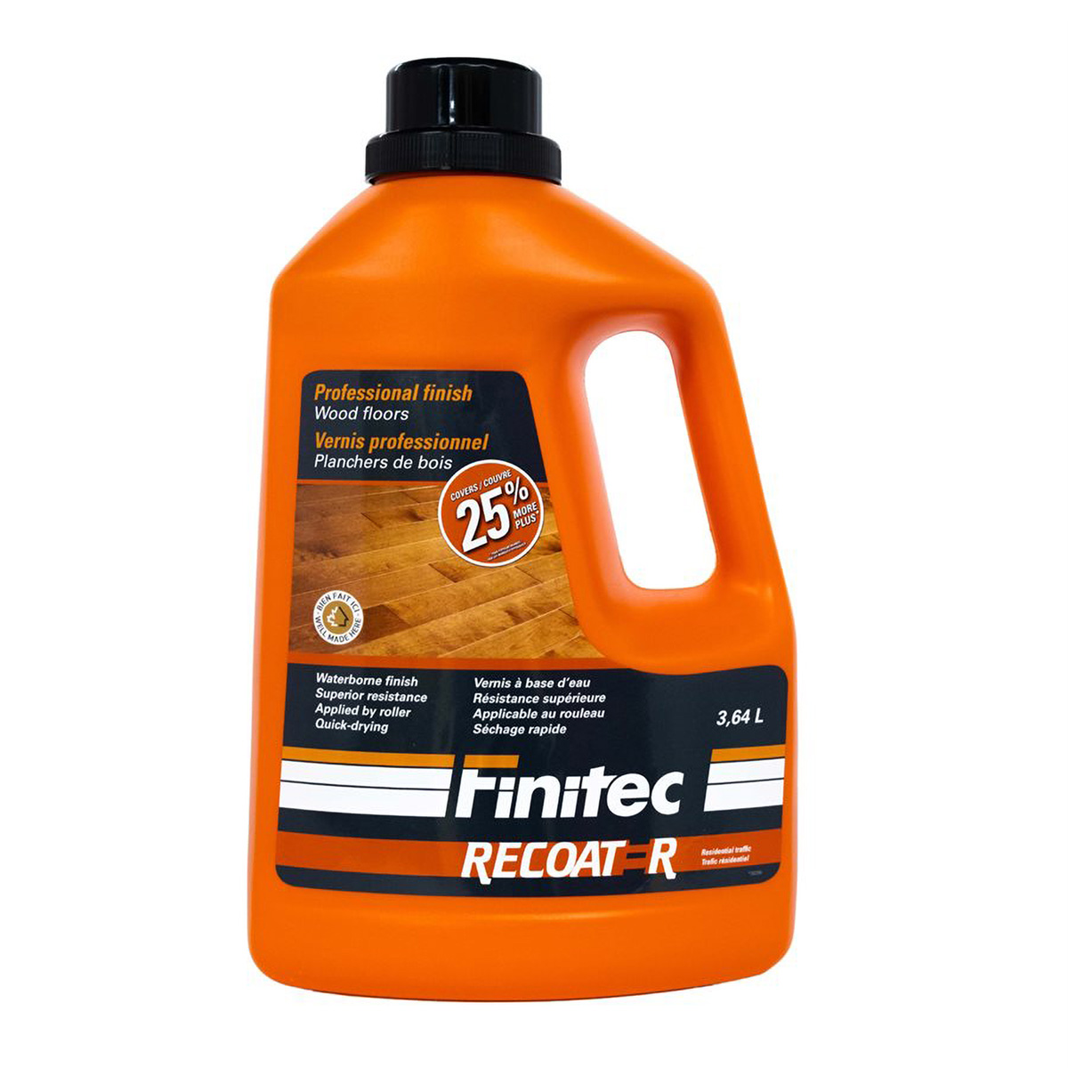 Vernis pour plancher de bois Recoater Finitec | Matério