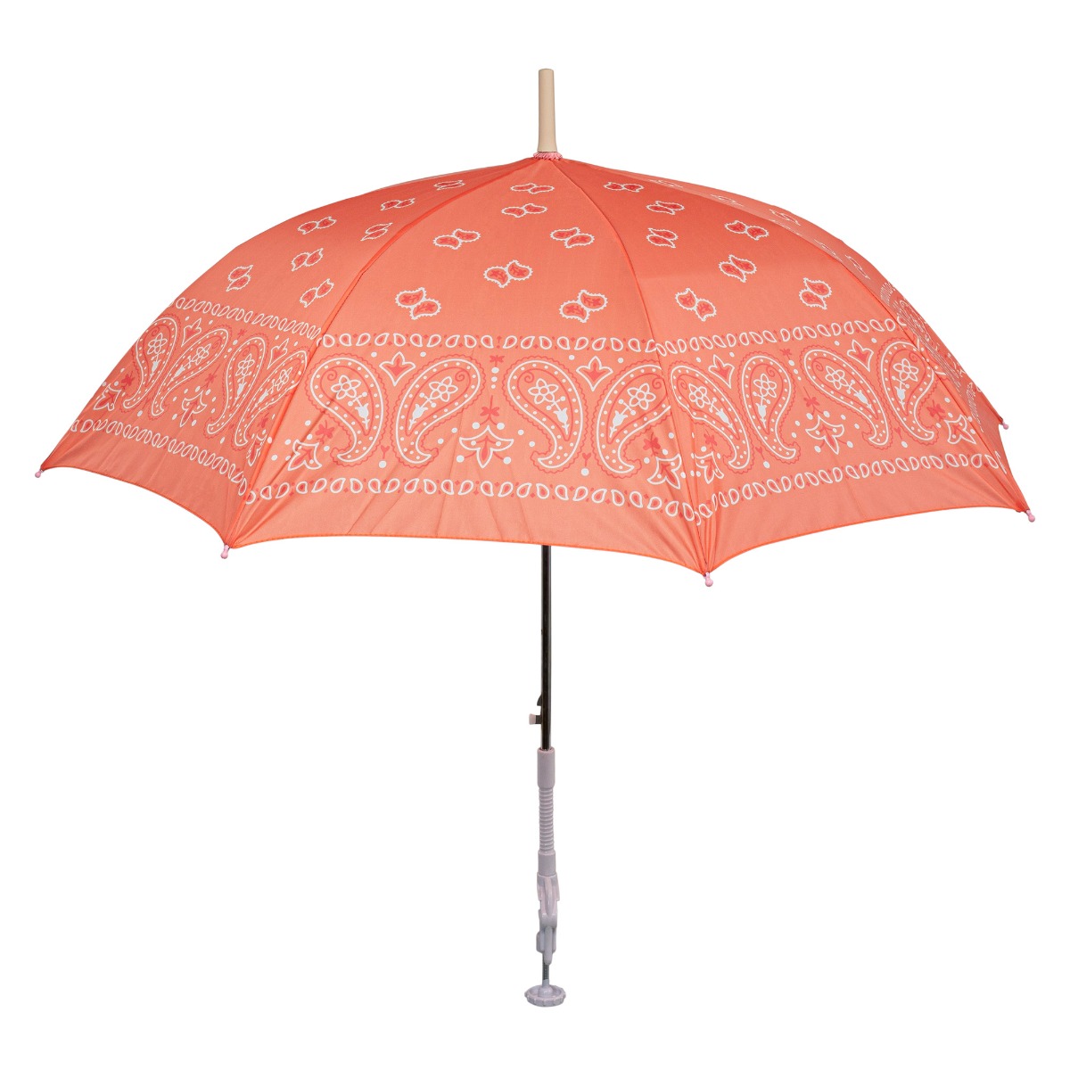 Parasol rose corail de chaise | Matério