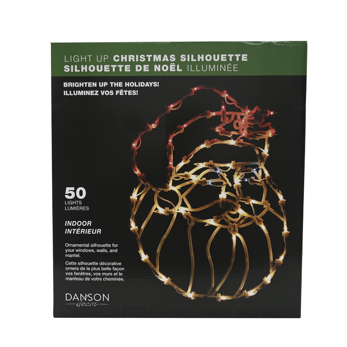 Silhouette de Père-Noël illuminée Danson Decor | Matério